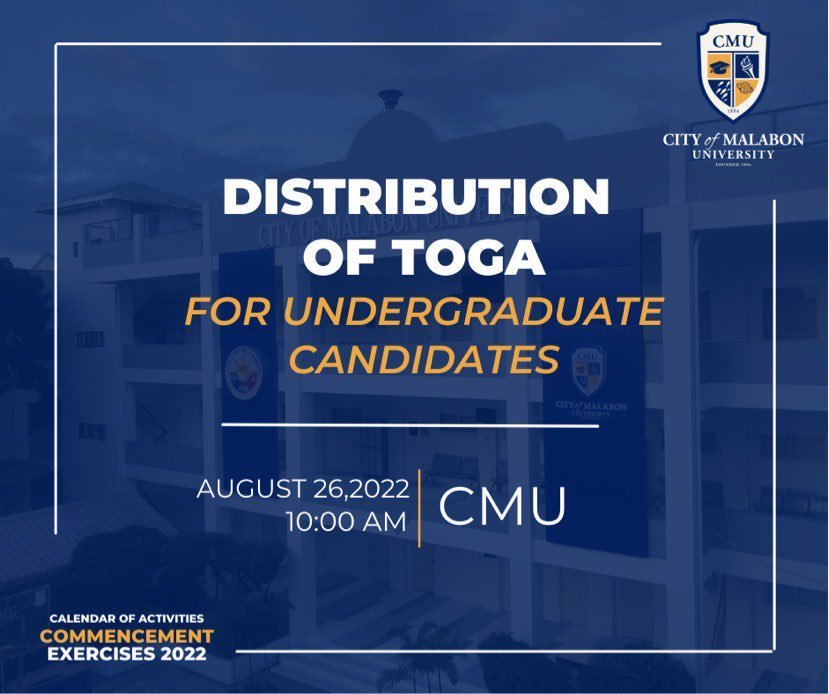 27th Commencement Exercises 2022 Guidelines And Calendar Of Activities