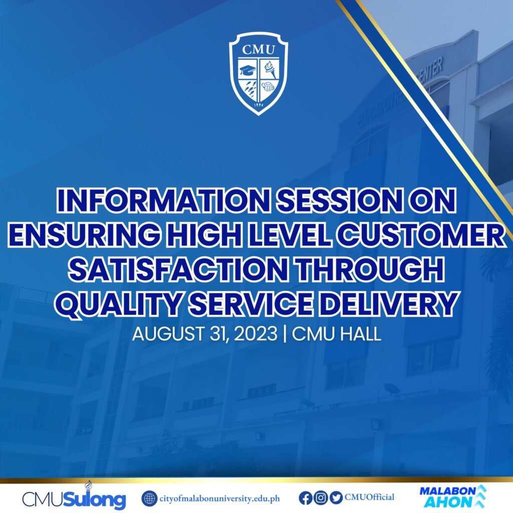 𝗜𝗻𝗳𝗼𝗿𝗺𝗮𝘁𝗶𝗼𝗻 𝗦𝗲𝘀𝘀𝗶𝗼𝗻 𝗼𝗻 𝗘𝗻𝘀𝘂𝗿𝗶𝗻𝗴 𝗛𝗶𝗴𝗵 𝗟𝗲𝘃𝗲𝗹 𝗖𝘂𝘀𝘁𝗼𝗺𝗲𝗿 𝗦𝗮𝘁𝗶𝘀𝗳𝗮𝗰𝘁𝗶𝗼𝗻 ...